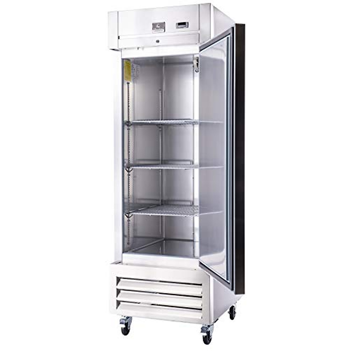 Kelvinator KCHRI27R1DRE 26 3/4" One Section Reach in Refrigerator, Silver