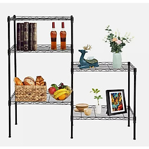 YFZZBH 60"x22"x12" 5 Layer Wire Shelving Rack Adjustable Shelf Storage Unit Commercial