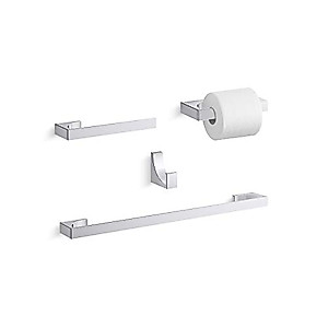 Kohler K-26569-CP Minimal Robe Hook, Polished Chrome