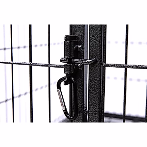 New 37" Homey Pet Two Tier Pet Dog Cat Cage with Feeding Door and Bowls