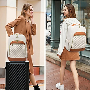 LOVEVOOK Laptop Backpack for Women Teacher/Nurse Backpack Purse Computer Bag Work Travel Backpack Men Business Bookbag with USB Charging Port College Students Backpack