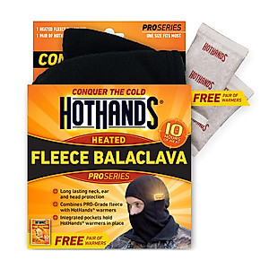 Hothands BALACLAVABLK Hot Hands Fleece Balaclava - Black