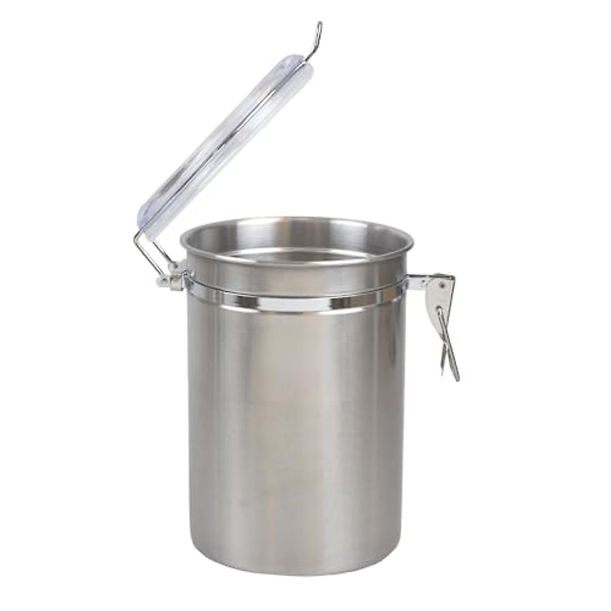 Home Basics 4 Piece Stainless Steel Canister Set,Silver