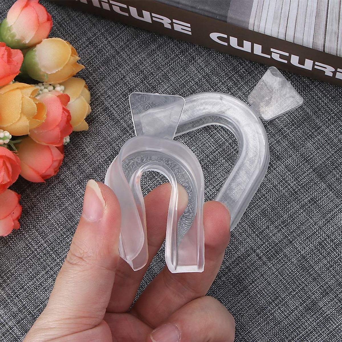 40 PCS Silicone Mouth Guard for Teeth Clenching Grinding Moldable Dental Night Guards Bite Sleep Aid by Giveme5 (40 PCS)