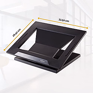 Fellowes Designer Suites Laptop Riser, Black (8038401)