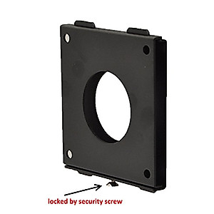 TABcare Security Anti-Theft Acrylic VESA Enclosure for Amazon Fire 7 2022 with Free Wall Mount Kit (Black, Fire 7 2022)