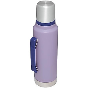 Stanley Classic Vacuum Insulated Wide Mouth Bottle - Lavender - BPA-Free 18/8 Stainless Steel Thermos for Cold & Hot Beverages - 1.5 QT, 10-11347-009