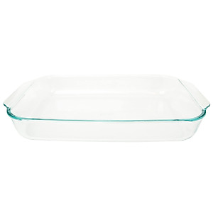 Pyrex 7-Piece Tote Bundle w/Bakeware, Lagoon Blue Lids and Hot/Cold Packs