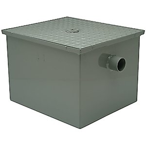 Zurn GT2700-25-3NH GT2700 3" No-Hub Grease Trap with Flow Control, 25 GPM