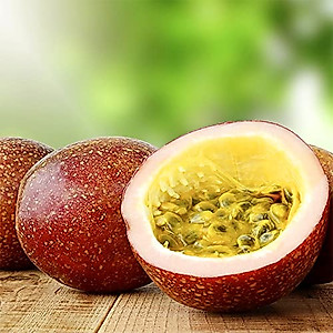 QAUZUY GARDEN 30 Seeds Passion Fruit Seeds Passiflora Passionflower Vine Maypop Granadilla Edulis Seeds- Organic Non-GMO Seeds- Fast-Growing &Low-Maintenance