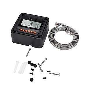 MT50 Remote Meter, Keenso Solar Controller Remote Meter LCD Display Remote Meter for TracerA BN Viewstar 10100A MPPT Solar Regulator