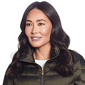 Martha Stewart Everyday Packable Jacket - Down Jacket with Hidden Pocket Zippers - Great for Daily Wear