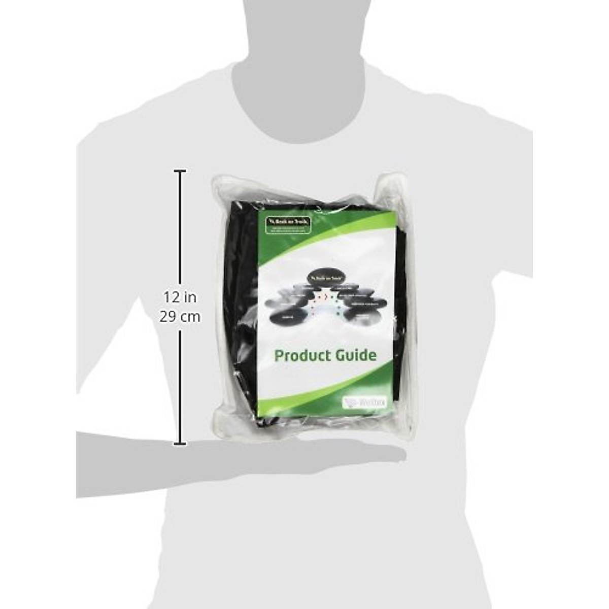 Back on Track 2-Piece 11.5 to 9.5-Inch Therapeutic Horse Knee Boots, Medium