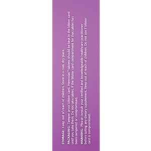 Hemodas - Once Daily Anal Vein Support 250mg Capsule, 50 Count