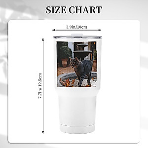 Custom Tumbler 30oz Print in USA Personalized Photo Text Name Logo Stainless Steel Coffee Cup with Lid Personalized Gifts for Birthday Anniversary Couples Friends Families Office