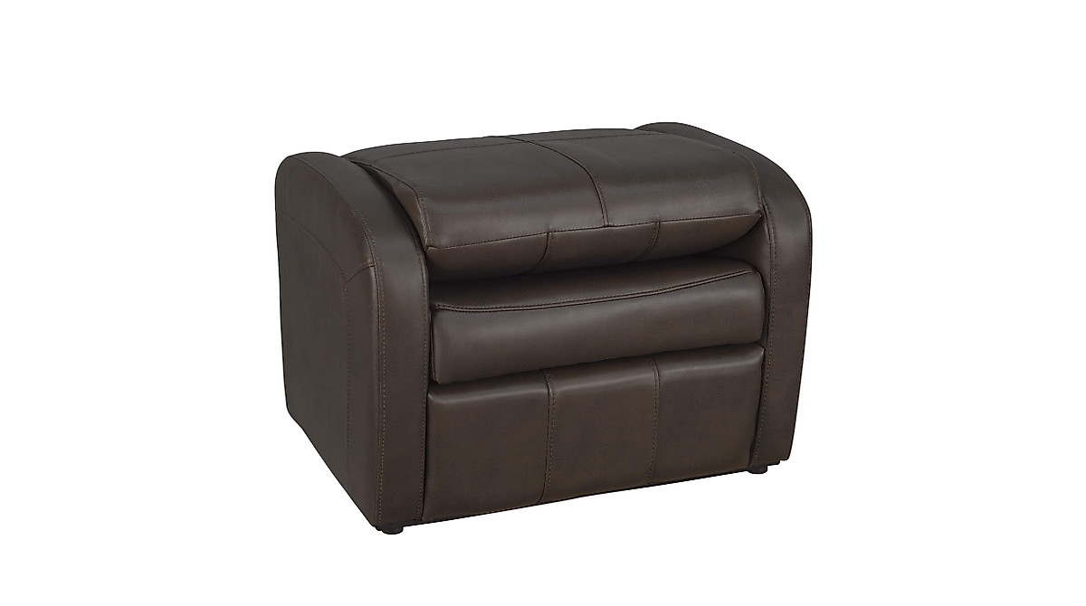 RecPro Charles RV Gaming Chair Ottoman with Storage | Durable Chestnut ...