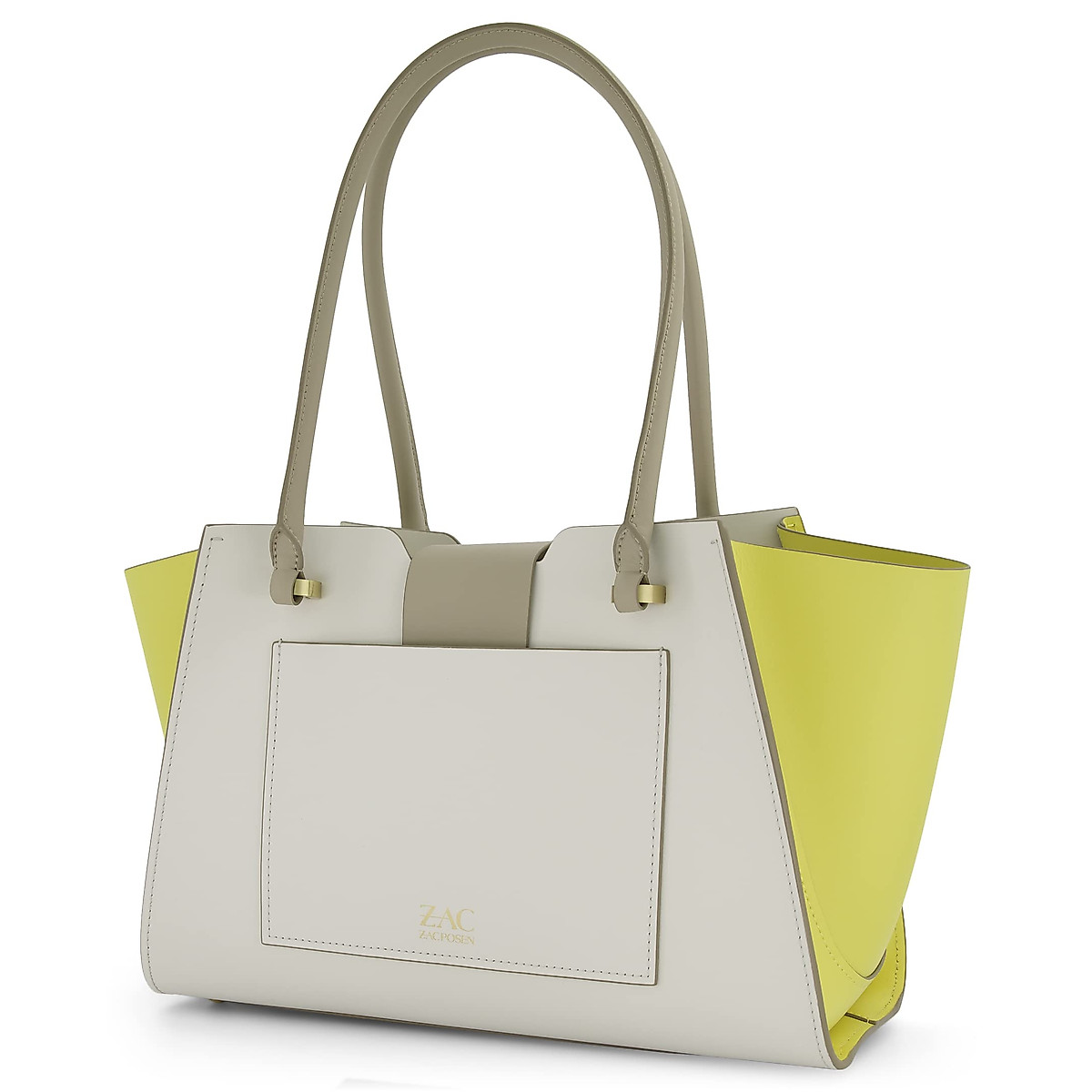 ZAC Zac Posen Eartha Medium Tote, Light/Pastel Grey