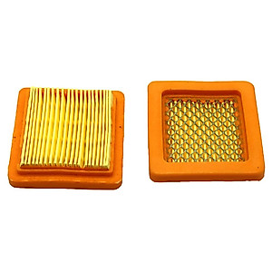 QHALEN Air Filter Cleaner for Honda GX35 Type Brush Cutter Carburetor Chainsaw Grass Trimmer Gasoline Engine Garden Tool Spare Part (Pack of 2)