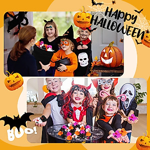 Jerify 48 Pcs Halloween Rubber Ducks 2 Inch Trick or Treat Halloween Ducks Rubber Ducks Ducks Costume Party Favors Ducks Bulk Gift Pack Goody Bag Filler Novelty Party Decorations with Storage Bag