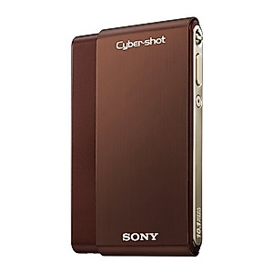 Sony Cybershot DSC-T77 10MP Digital Camera with 4x Optical Zoom with Super Steady Shot Image Stabilization (Brown)