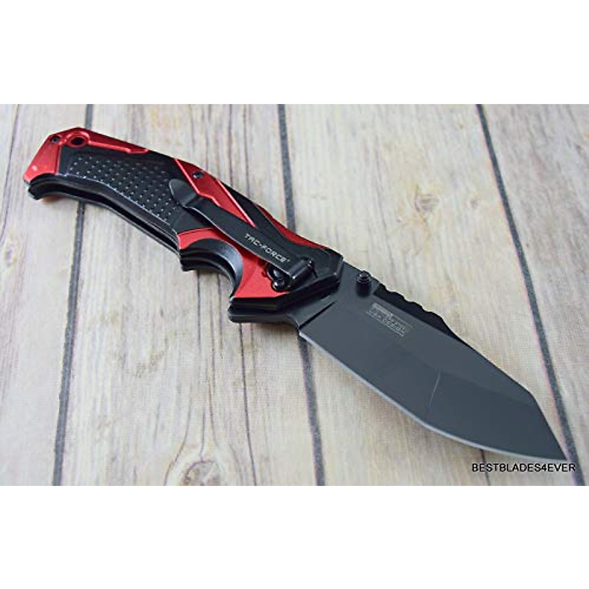 8.5 Inch Open Folding Pocket Knife With Clip Outdoor Survival Hunting Knife for Camping by Survival Steel