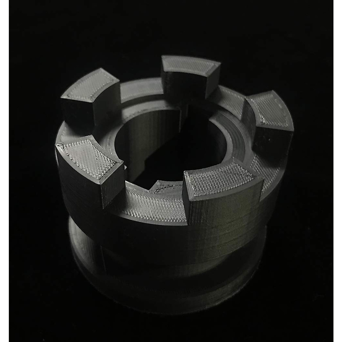 Flashforge PLA Filament 1.75mm, 3D Printer Filaments 0.5kg Spool-Dimensional Accuracy +/- 0.02mm for Adventurer 3 Series (Black)