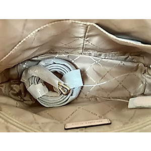 Michael Kors Jet Set Medium Logo Dome Satchel (Powder Blush)