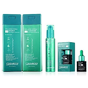 GIOVANNI Wellness System Conditioner, 8.5 oz. Chinese Botanicals & Ginseng Soothes Dry & Itchy Scalp, No Parabens, Color Safe, Lauryl & Laureth Sulfate Free
