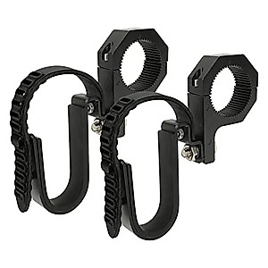 SUNPIE UTV Gun Rack, Upgrade Rubber Strap for 1.5 1.75 1.875 2inch Round Roll Bar Mount Holder Compatible with Polaris Ranger RZR General Can am Maverick X3 Defender Honda Pioneer Talon Kawasaki