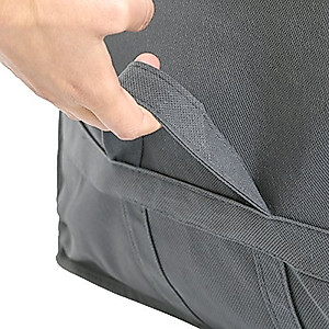 Surblue Under Bed Storage Organizer Large Capacity with Handle Clear Window (Gray)