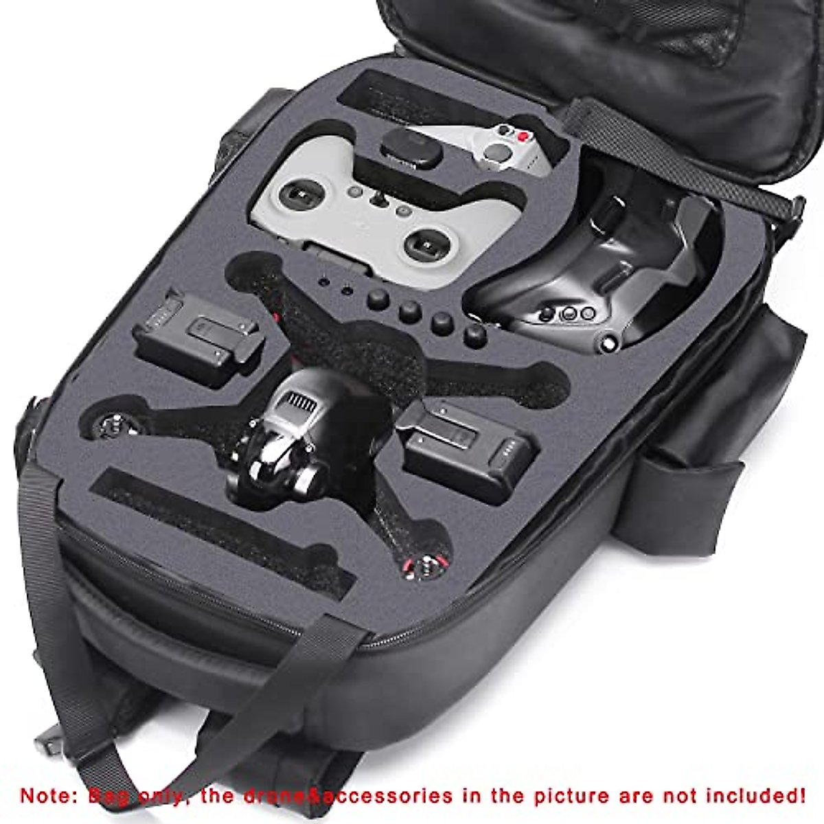 MAXPAND DJI FPV Hard Case Backpack Waterproof and Shockproof DJI FPV Drone Bag FPV System Case for DJI Drone, Goggles V2, Remote Controller 2, and Accessories FPV Backpack with YKK Zipper