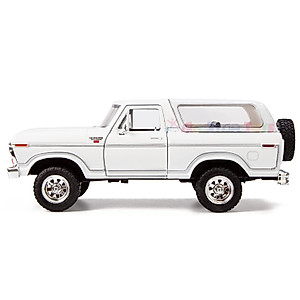 1978 Ford Bronco 1:24 Diecast Model Car White SUV SUT Truck Motormax All Star Toys Exclusive 79371
