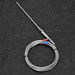 K Type Thermocouple, 0-400 High Temperature Sensor Wire Cable M8 Thread 150mm Probe 1 M 2 M 3 M 4 M 5 M (3M)