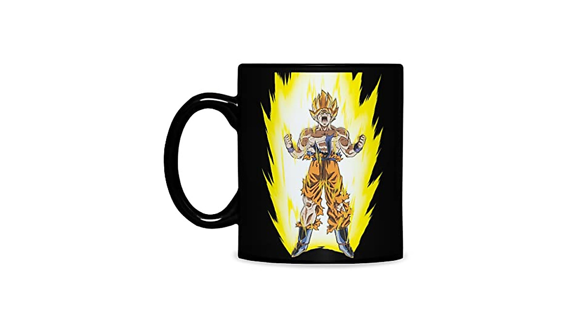 Transform with Fundom's Super Saiyan Goku Coffee Mug