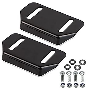 HUSWELL 784-5580 Snow Thrower Slide Shoes 2 Pack Skid Shoes with Mounting Hardware for MTD 784-5580-0637 Fits for Cub Cadet Yardman SnowBlower