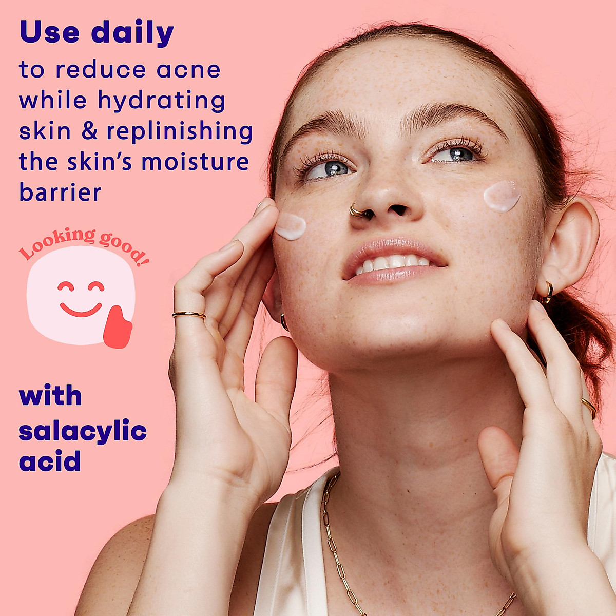 Clean & Clear Essentials Dual Action Oil-Free Facial Moisturizer, Salicylic Acid Acne Treatment with Pro-Vitamin B5 Moisturizes While Treating Acne & Helping to Prevent Pimples, 4 fl. Oz (Pack of 3)