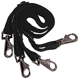 Kensington Adjustable Leg Straps for Horse Blanket — Designed with Elastic for Horses Comfort — Easy Latch Hooks for Quick Removal — Sold in Pairs (AVG)
