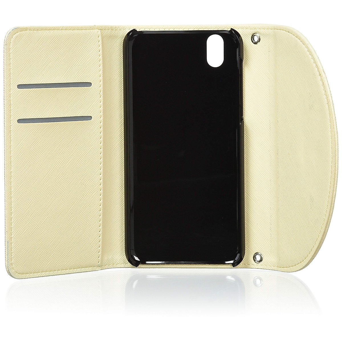 ジルズデザイン(Jills Design) Android One S3 Case Cover Notebook Type Android One S3#009 Ribbon Cream Stripe Smartphone Cover Smartphone Case Notebook Case Notebook Cover s3-tc009-wt06