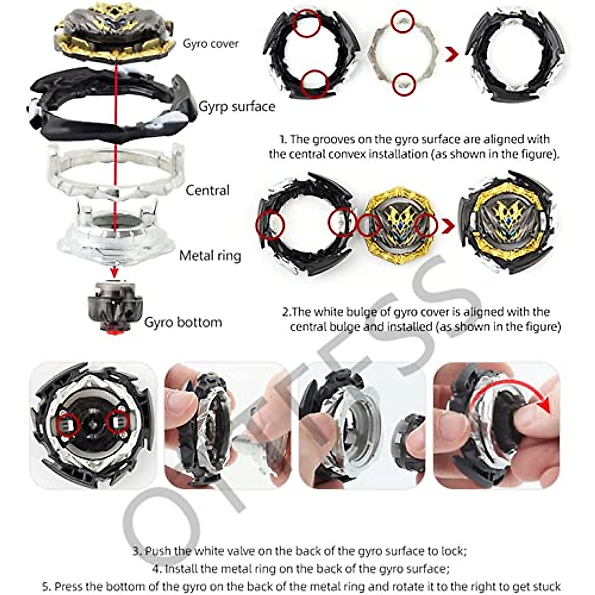 Bey Blades Battling Tops Burst Sparking Launcher Akara Tomy Toys Gift for Boy Burst Dynamite Bey Blade