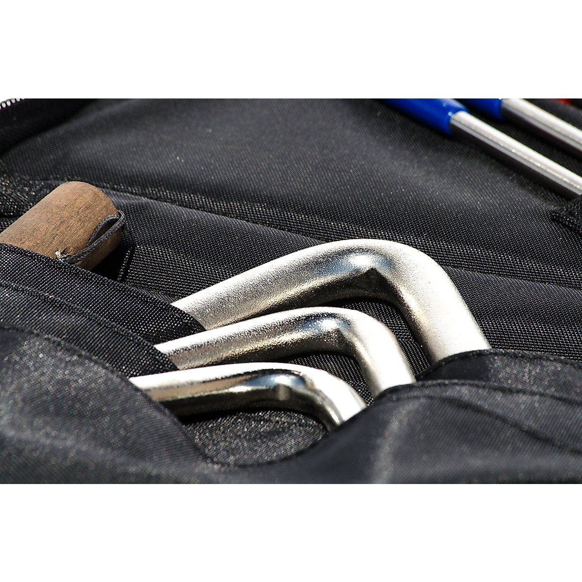 TreeWorks Chimes TRE57BP Made in USA Set of Three Triangles and Beaters with Carrying Case for Storage and Travel