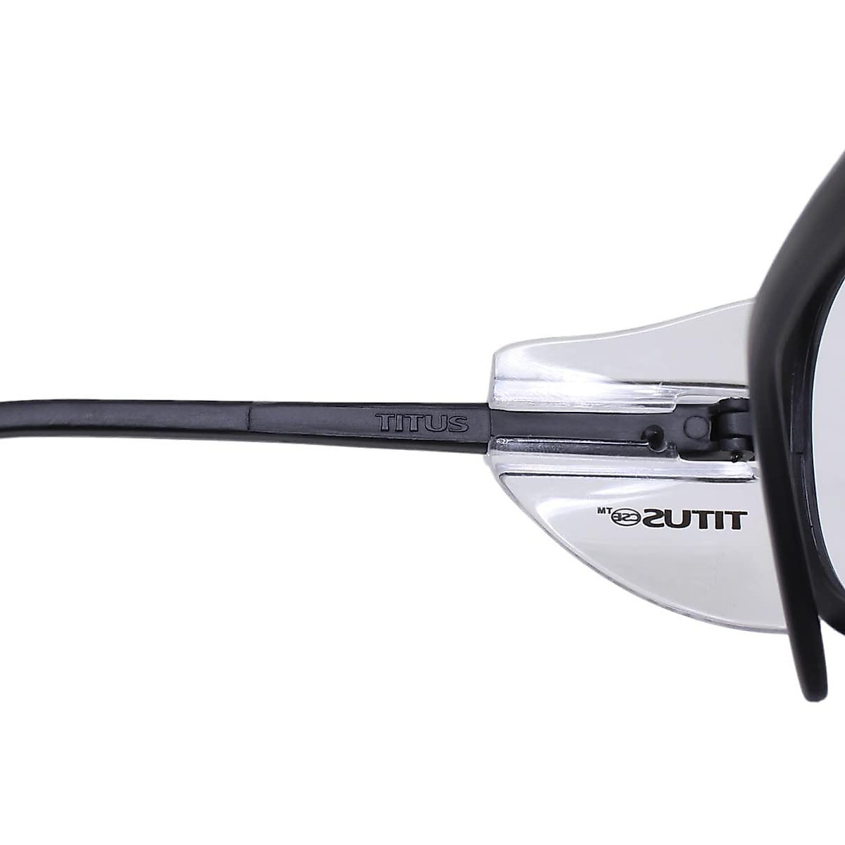 TITUS G35 Retro Aviator Z87 Sunglasses Eye Protection w/Side Shield Motorcycle Shooting DOT ANSI CE Approved Safety Glasses (Vermillion)