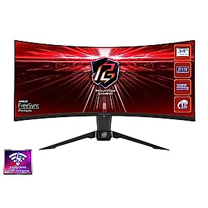 ASRock Curved Phantom Gaming Monitor, 27 inch FHD 1920 x 1080 240 Hz (144Hz and Higher) Adaptive Sync Built-in Speakers, PG27F15RS1A
