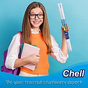 Clear Contact Paper Roll for Books, Clear Self Adhesive Book Cover Paper Protector, 17.5 in x 5 ft Roll