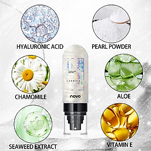 Dewy Makeup Setting Spary Kit Shimmer Glow Finish Hydrating Illuminating Finishing for face Lightweight Long Lasting Make Up Fixing Hydrate Skin with Sponge Puff Makeup Set (Dewy 3.15 Fl Oz)