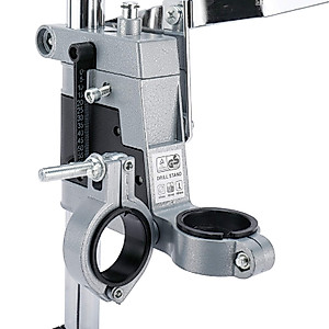 LuckyHigh Two Mounting Holes Adjustable Electric Drill Press Stand Workstation Double Holes Drill Workbench Repair Tool Bench Clamp Support Tool