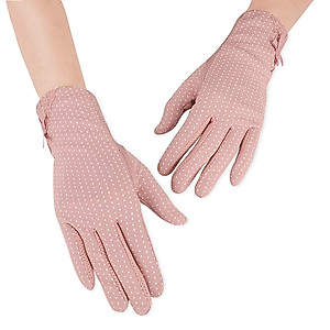 Women Summer UV Protection Cycling Glove Girl Sunblock Touchscreen Driving Glove Breathable Non-Slip Riding Glove