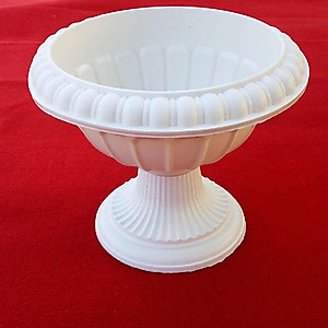 YARNOW Garden Urns Urn Planter 4pcs Vintage Style Flower Pot Classic Pillar Flower Pot Greek Column Statue Garden Urn Tall Roman Pillar Flowerpot for Wedding Patio Yard Pathway Garden