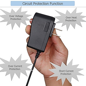 Excelity AC-DC 5V 1A Wall Charger Power Adapter with Plug 5.5 x 2.5mm / 5.5 x 2.1mm