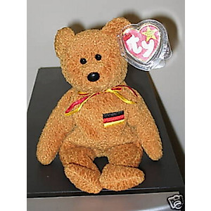 Ty Beanie Baby ~ GERMANIA Bear Version 3 (Single Tush) Germany Exclusive ~ MWMT ,#G14E6GE4R-GE 4-TEW6W209063