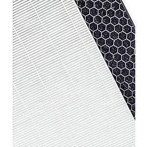 Altec Filters Compatible with 116130 Filter H Replacement for Winix Air Purifier 5500-2, 2 Hepa Filters & 2 Activiated Carbon Honeycomb Filters